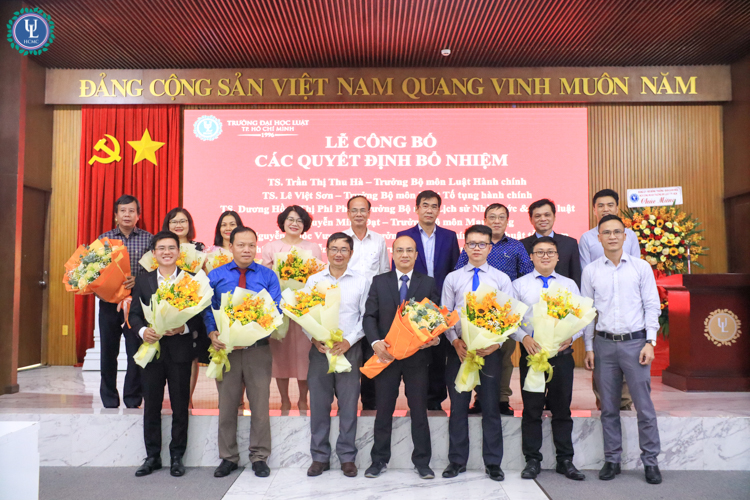 Lễ công bố quyết định bổ nhiệm và bổ nhiệm lại nhân sự các Phòng, Khoa, Trung Tâm